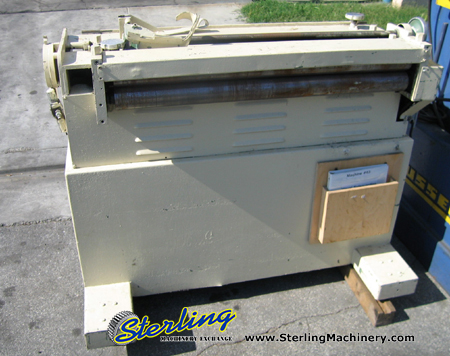 For Sale: 11 Ga. x 40" Used Gauer Edge DeBurring Machine, Mdl. 5H40 ...