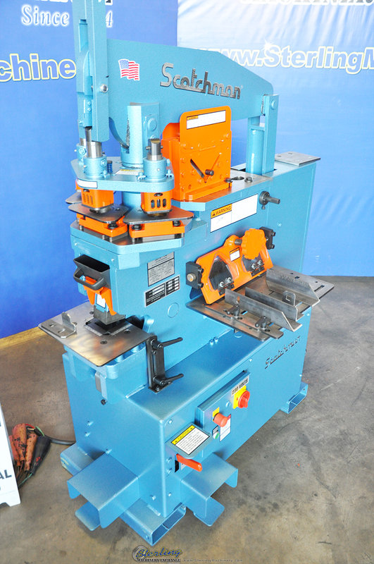 Scotchman American Made 50 Ton Ironworker With 3 Turret Head. New and ...