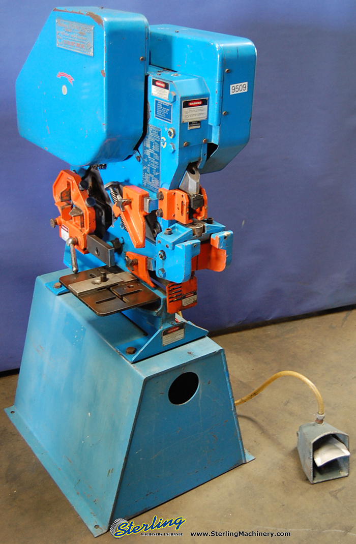 For Sale: 21 Ton Used Mubea Mechanical Iron Worker, Mdl. BF- 10F, Punch ...