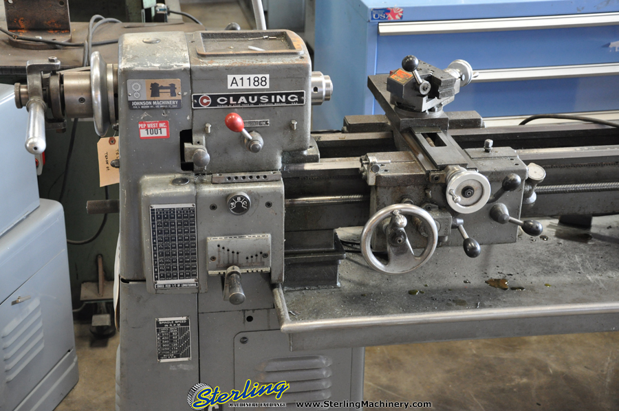For Sale: 10" x 36" Used Clausing Engine Lathe, Mdl. 4914, 4 Jaw Chuck ...