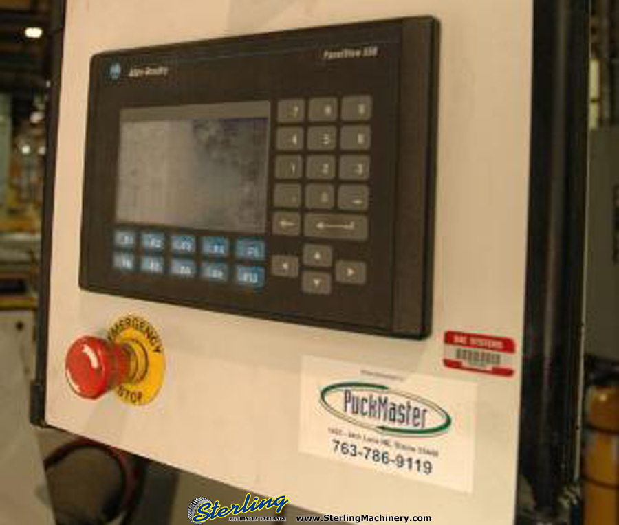 For Sale: 4-1/2" x 1-1/2" Used Puckmaster Metal Chip Briquetting System ...