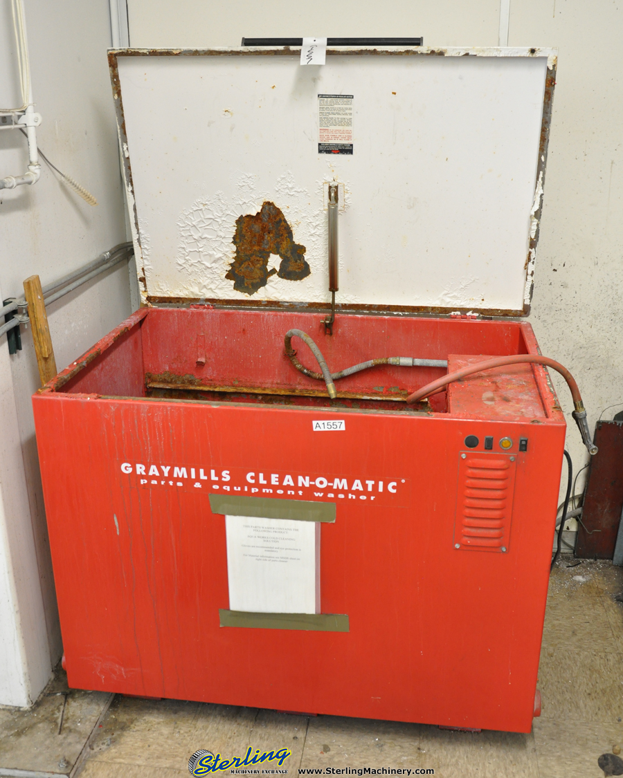 For Sale: 38" x 28" x 17" Used Graymills Cleaning Tank (Solvent Type ...