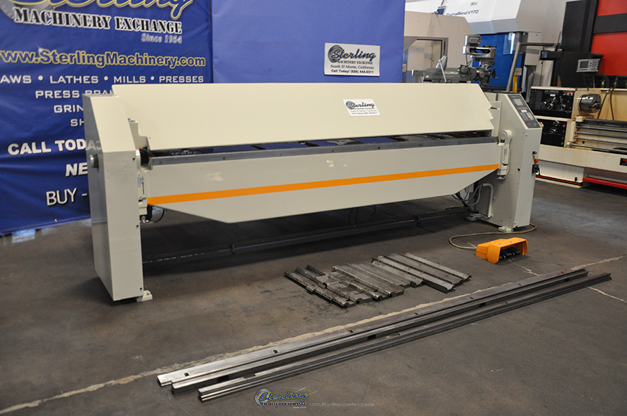 For Sale: 16 Ga. x 10' Used Ras Hydraulic CNC Folding Brake Machine ...