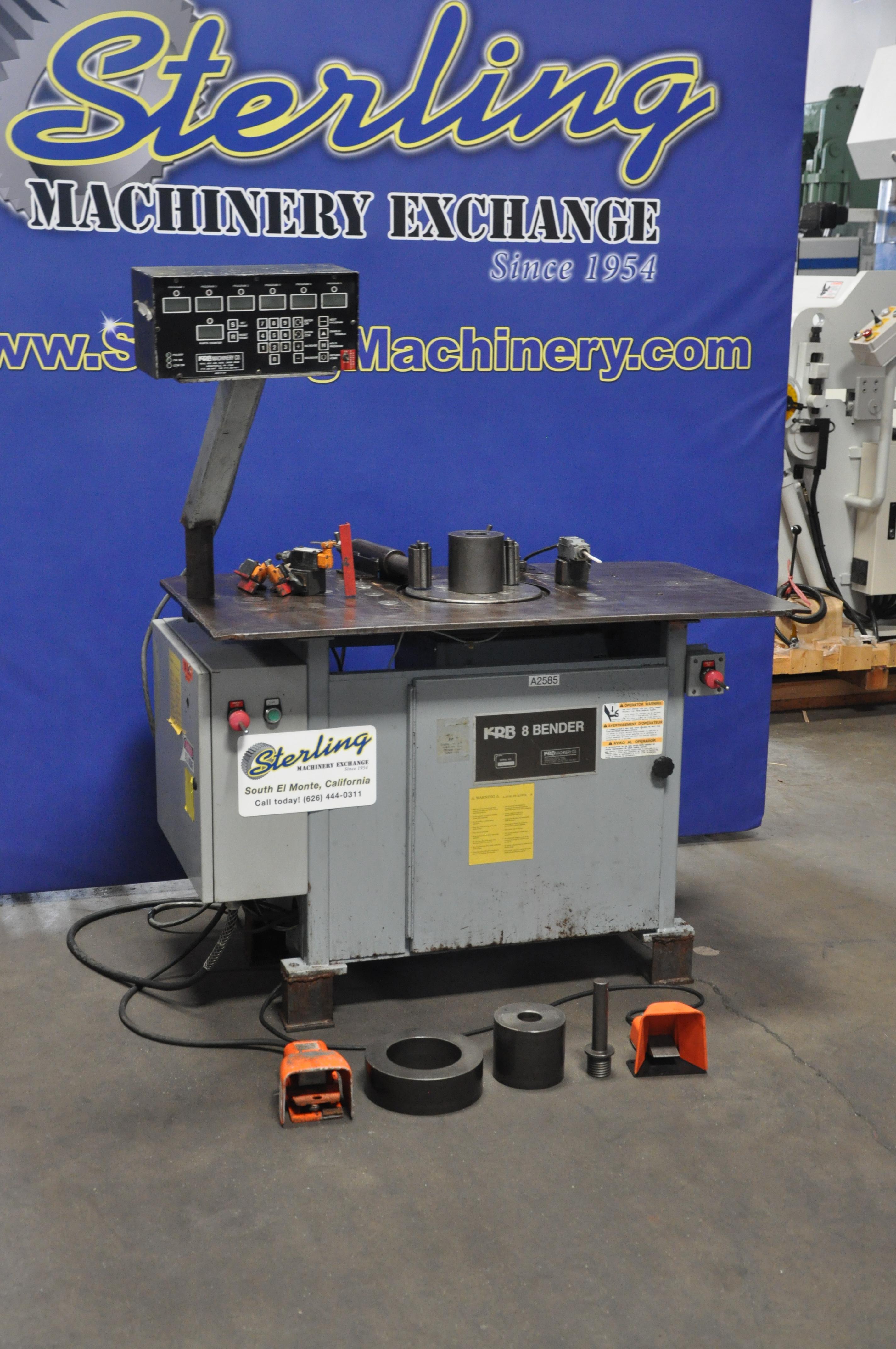 Used KRB Mechanical Table Bender Sterling Machinery