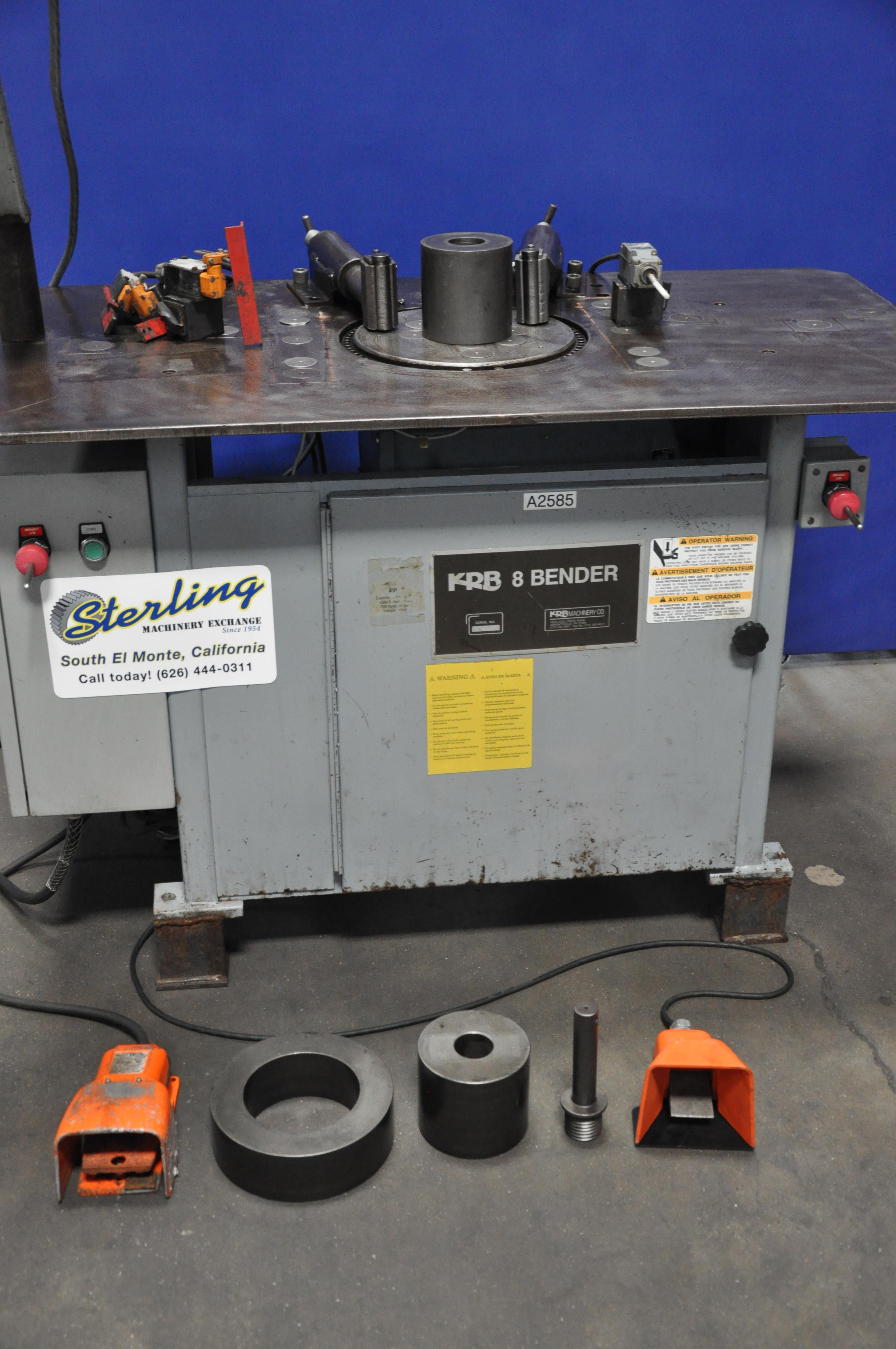 Used KRB Mechanical Table Bender Sterling Machinery