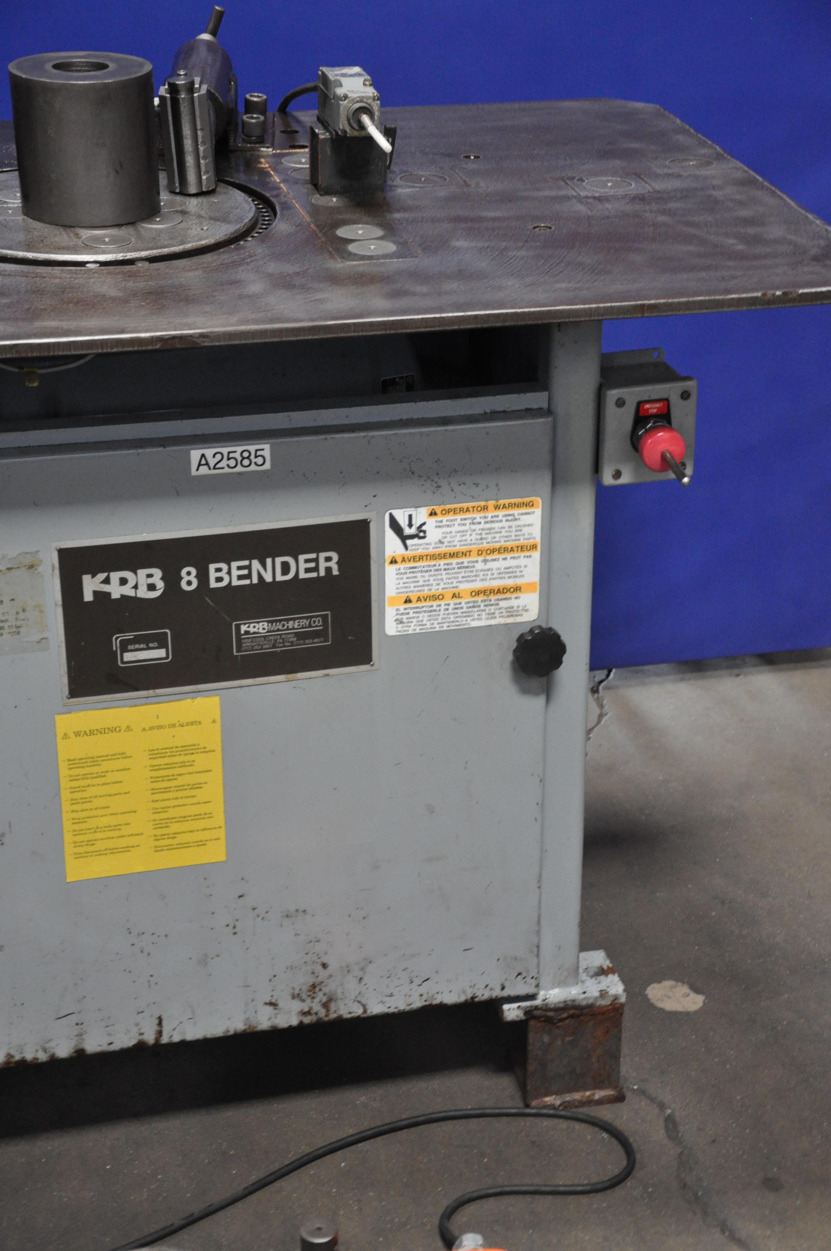 Used KRB Mechanical Table Bender Sterling Machinery