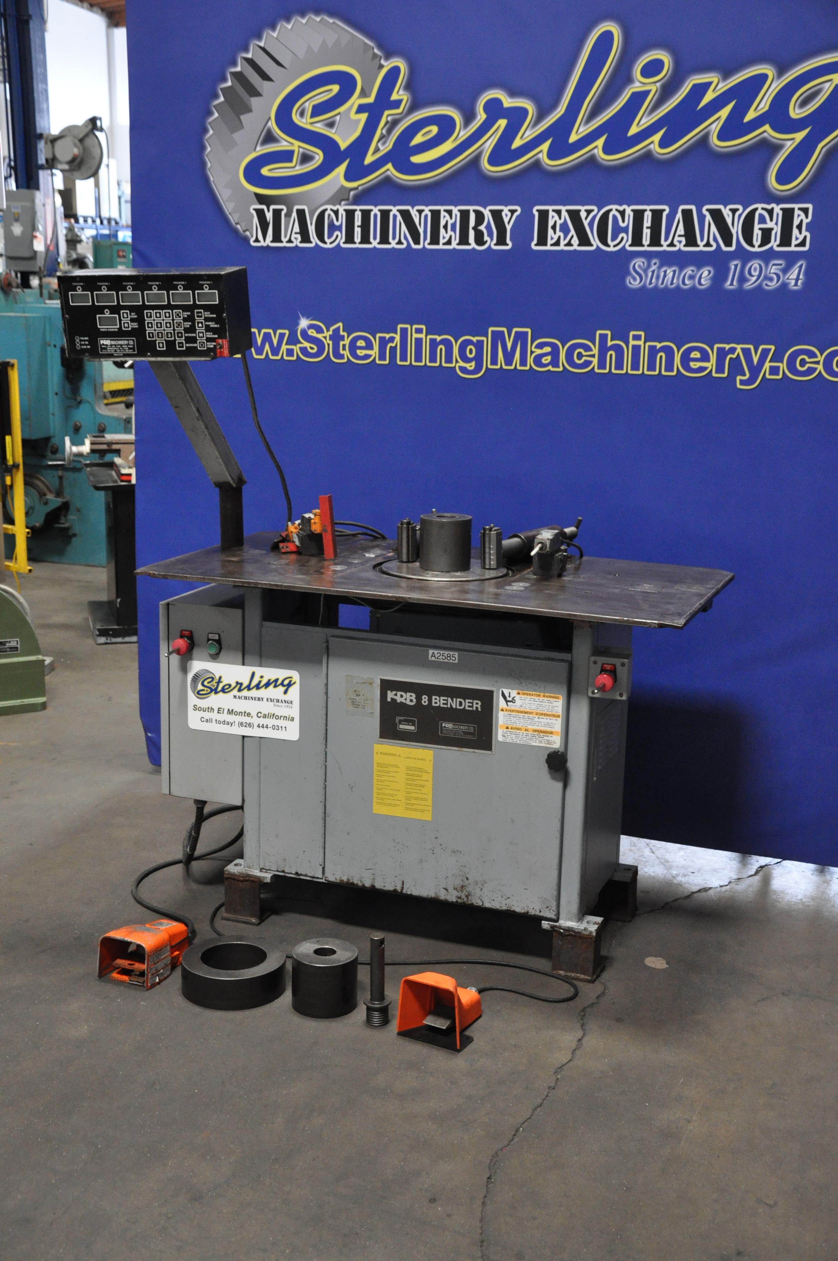 Used KRB Mechanical Table Bender Sterling Machinery