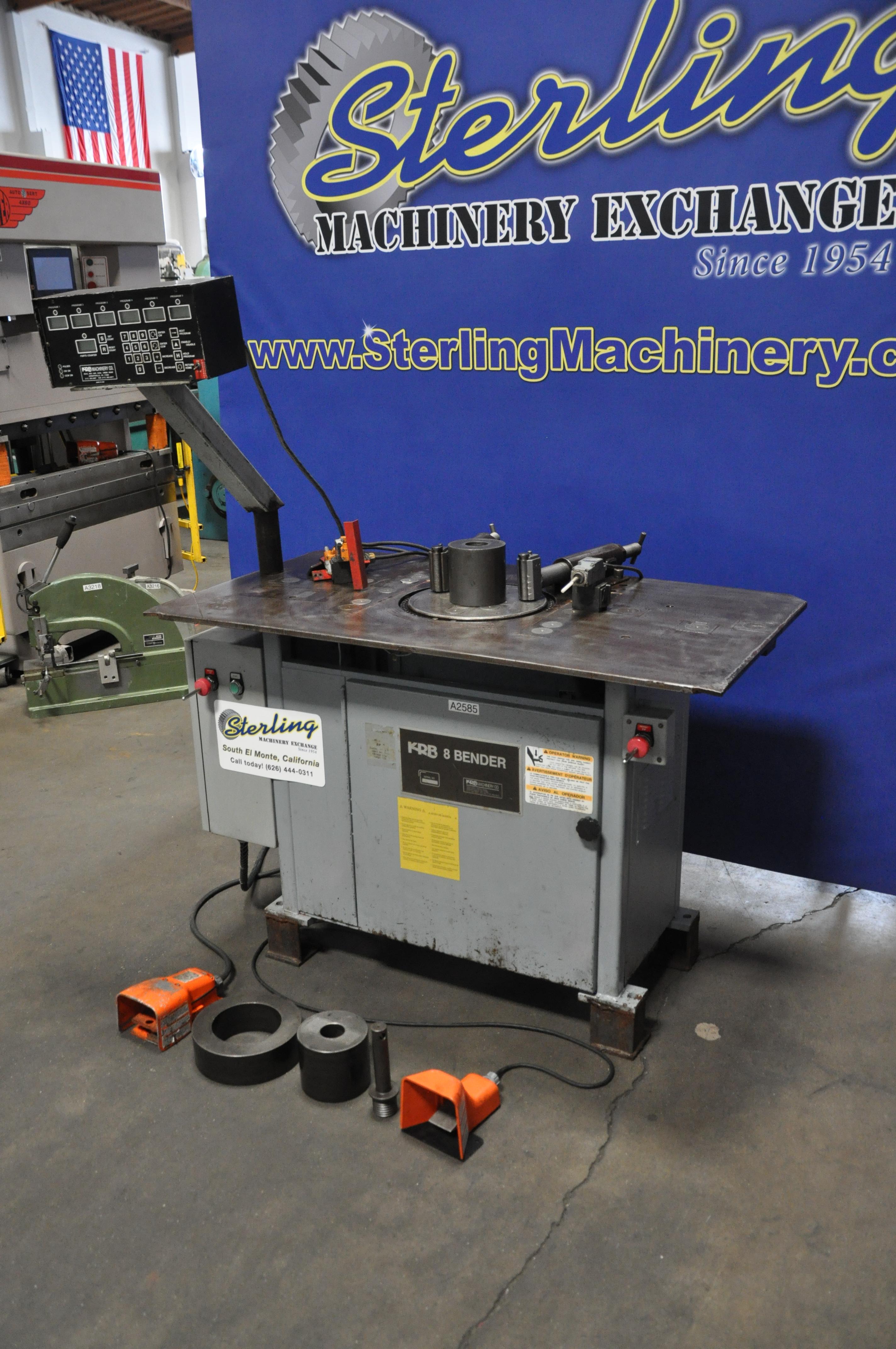 Used KRB Mechanical Table Bender Sterling Machinery
