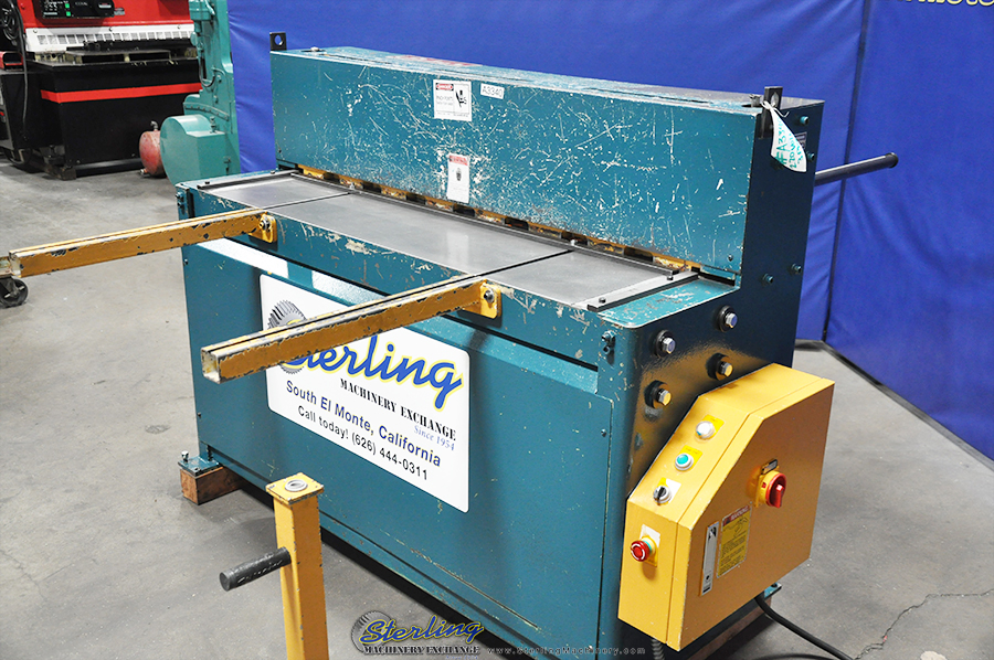 For Sale: 10 Ga. x 52" Used Saber Power Metal Shear, Mdl. H-5210, Rear ...