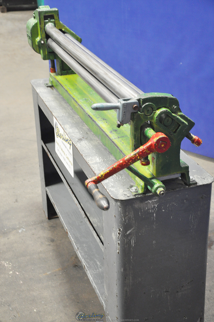 For Sale: 24 Ga. x 42" Used Pexto Slip Roll, Mdl. 0381, Stand, #A3532 ...