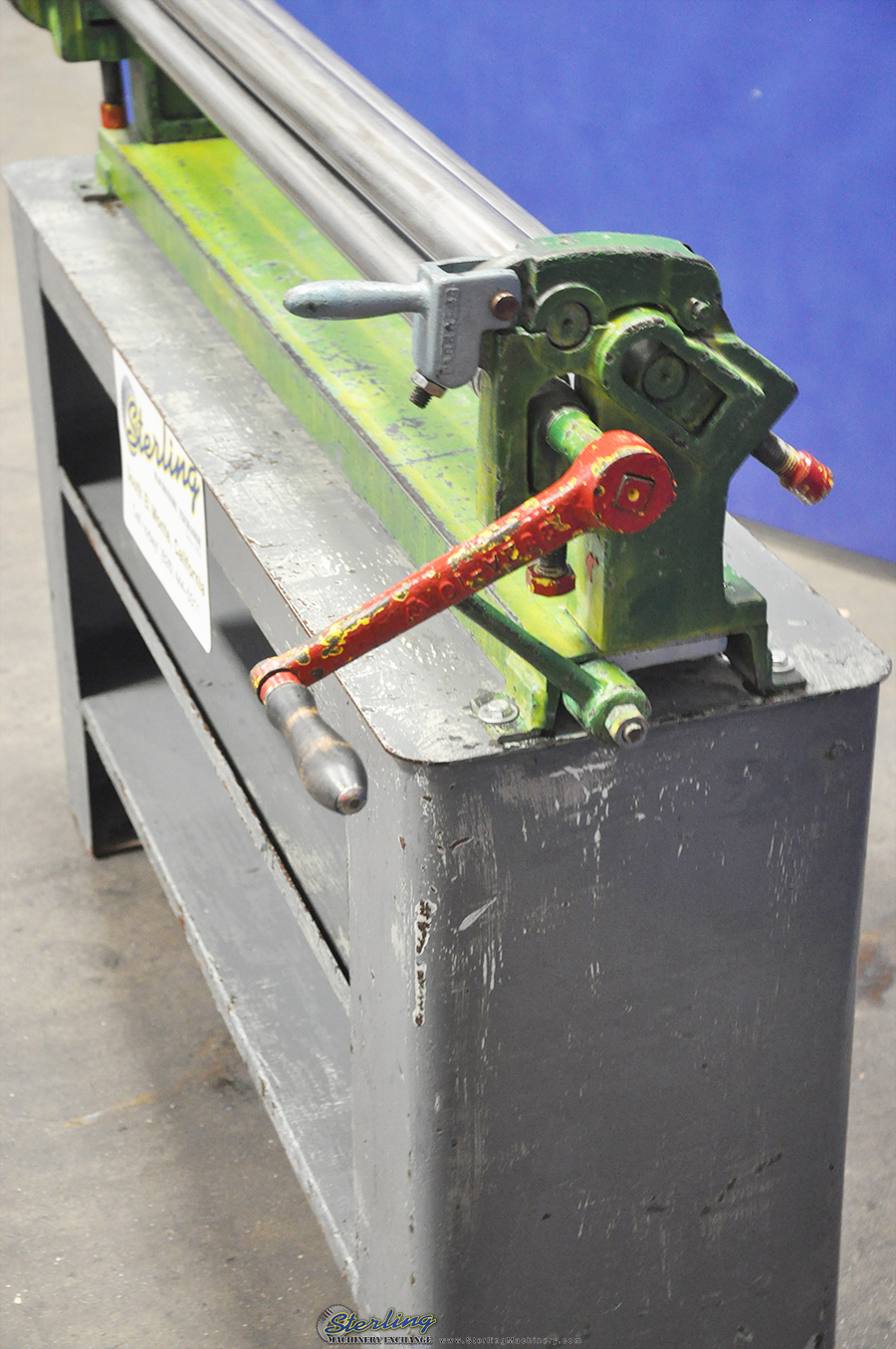 For Sale: 24 Ga. x 42" Used Pexto Slip Roll, Mdl. 0381, Stand, #A3532 ...