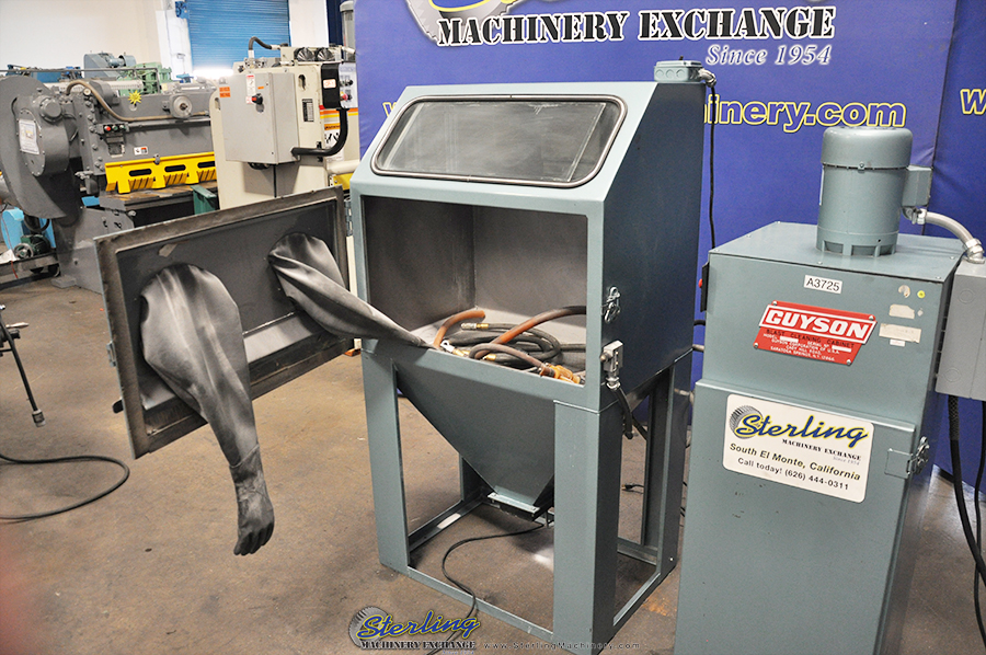 Used Guyson Manual Heavy Duty Production Blasting Cabinet Sterling ...