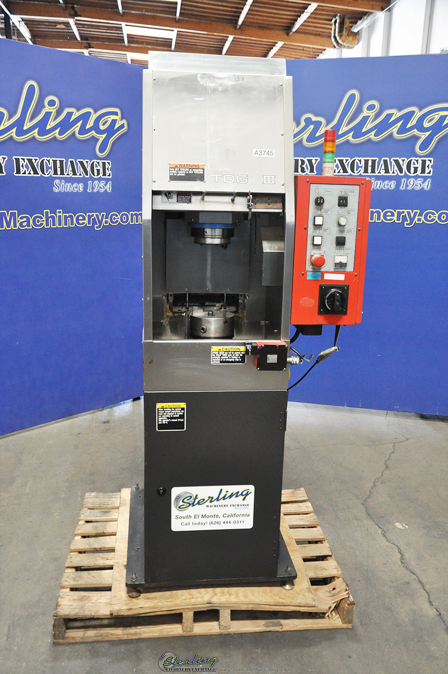 Used Amada Togu III Automatic Punch & Die Grinder Sterling Machinery
