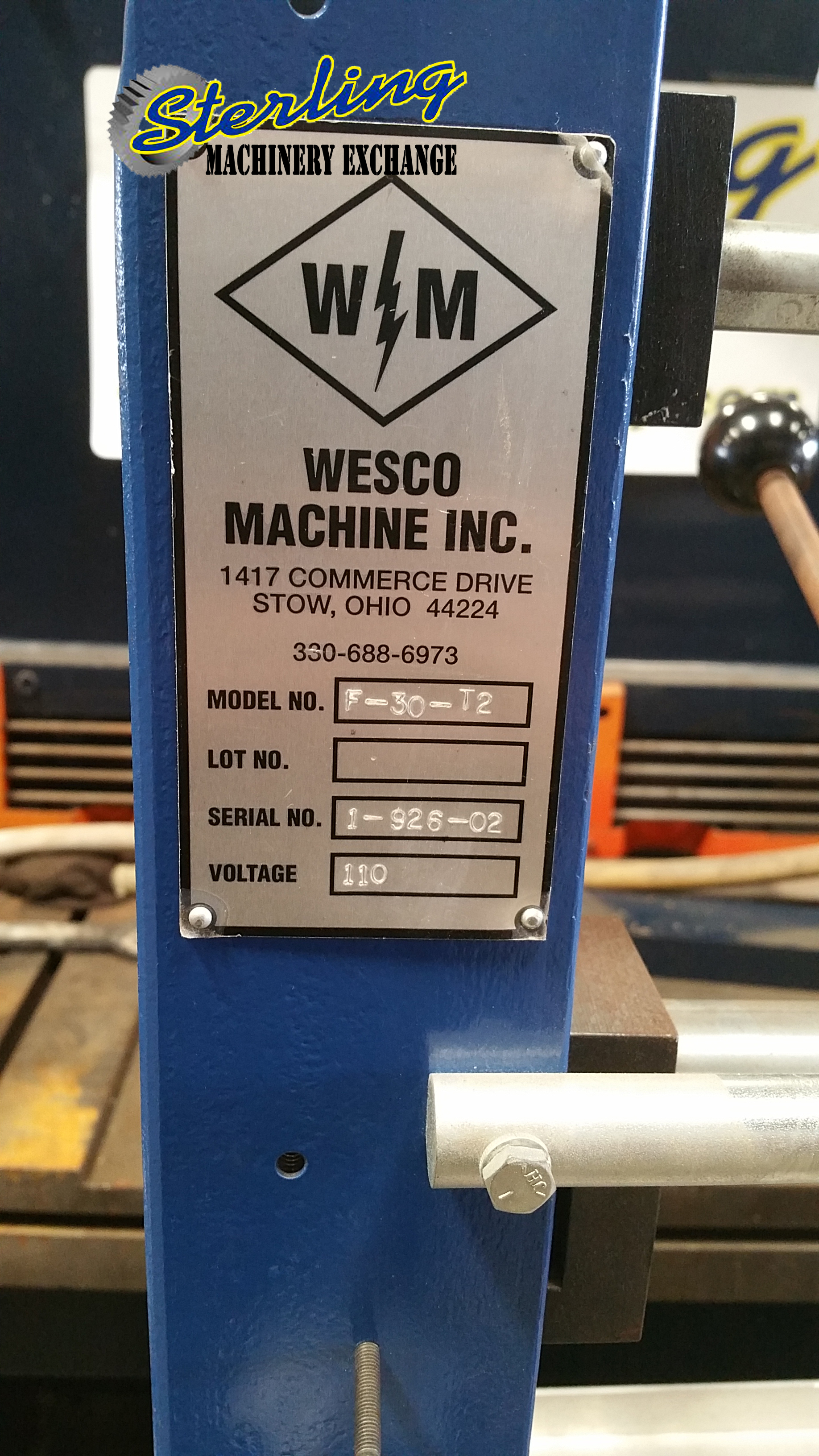For Sale: 30" Used Wesco Industrial Laminator Machine, Mdl. F-30-72 ...
