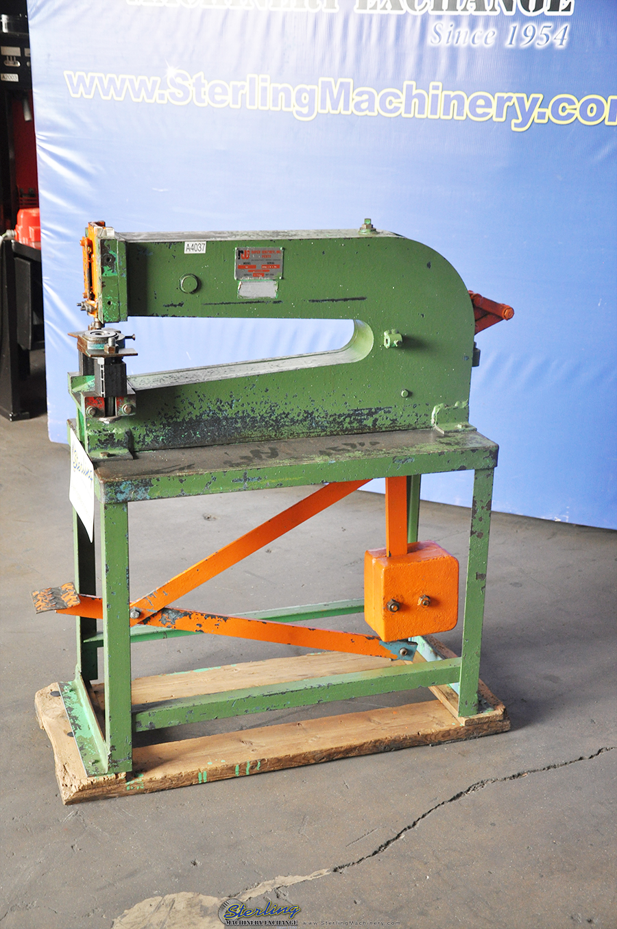 Used Roper Whitney Kick Punch Press Sterling Machinery