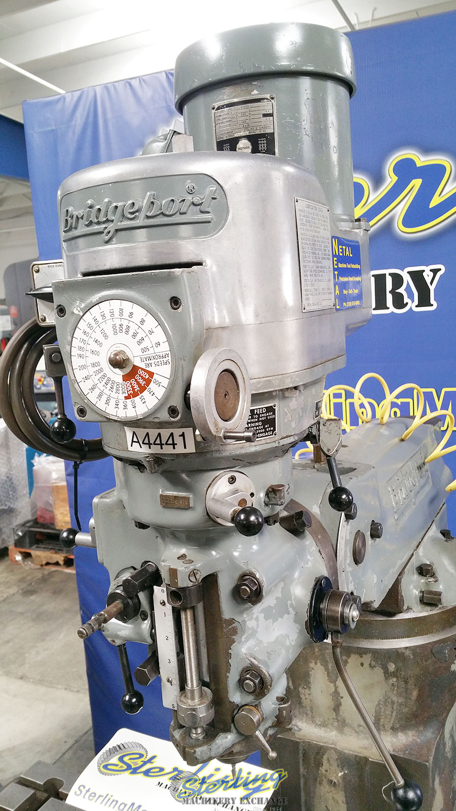 for-sale-9-x-42-used-bridgeport-variable-speed-vertical-mill-mdl