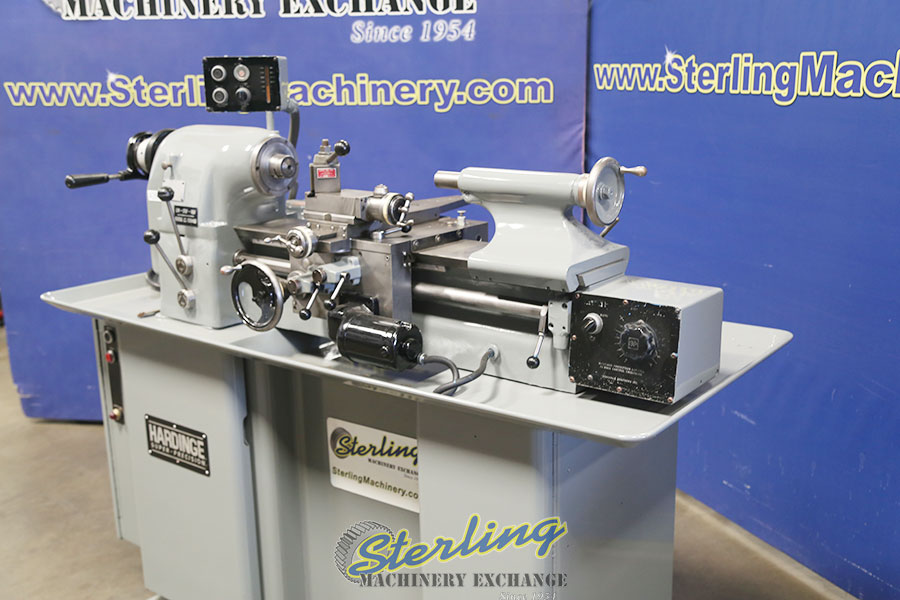 Used Hardinge Precision Toolroom Turning Facing Boring Lathe Sterling