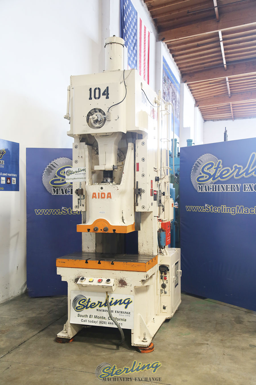 Used Aida Gap Frame Hydraulic Punch Press Sterling Machinery