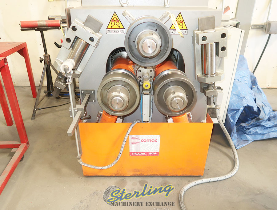 2" x 2" x 5/16" Used Comac CNC Sectional Hydraulic Angle Roll Bender ...