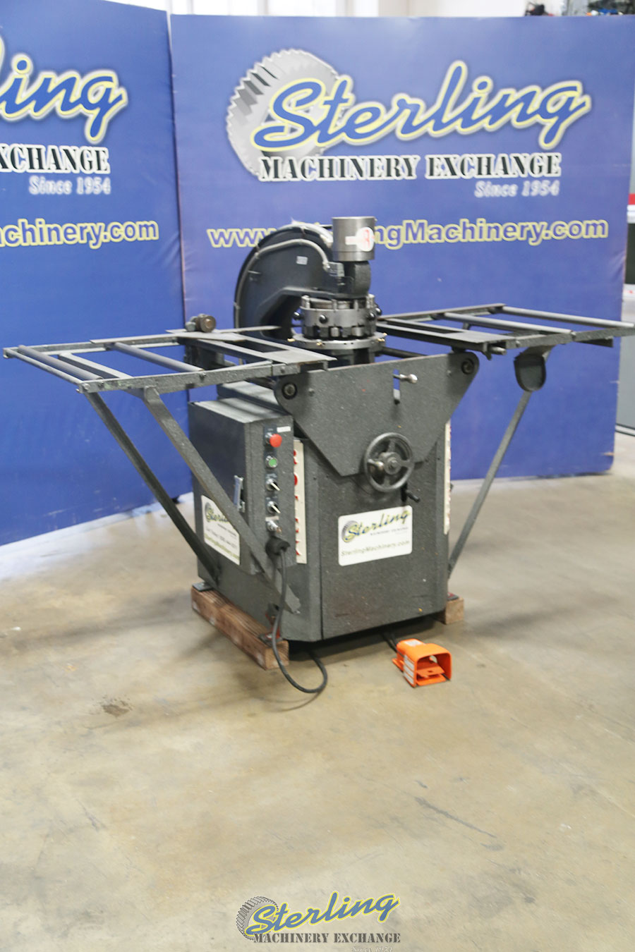 For Sale: 2" Used Rotex Hydraulic Turret Punch With Manual Setup Table ...