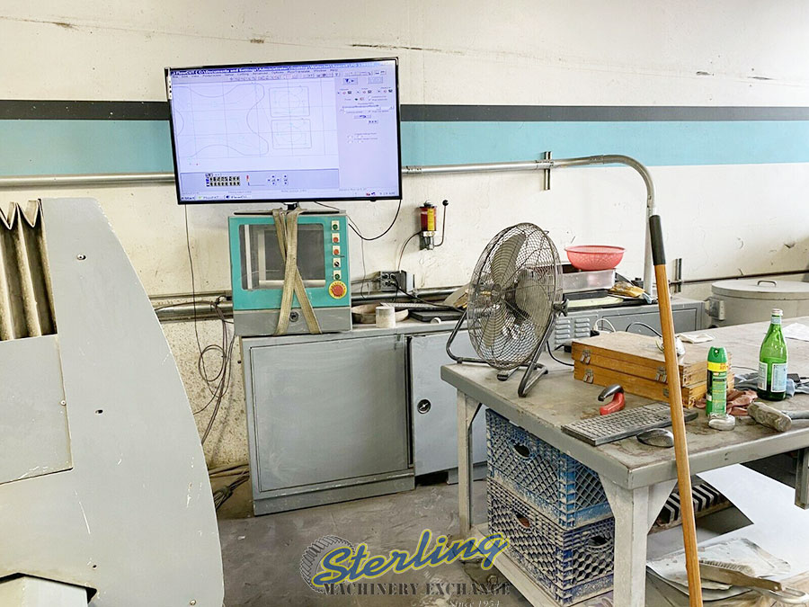 12’ X 6’ Used Flow CNC Abrasive Dual Head Waterjet Cutting System with ...