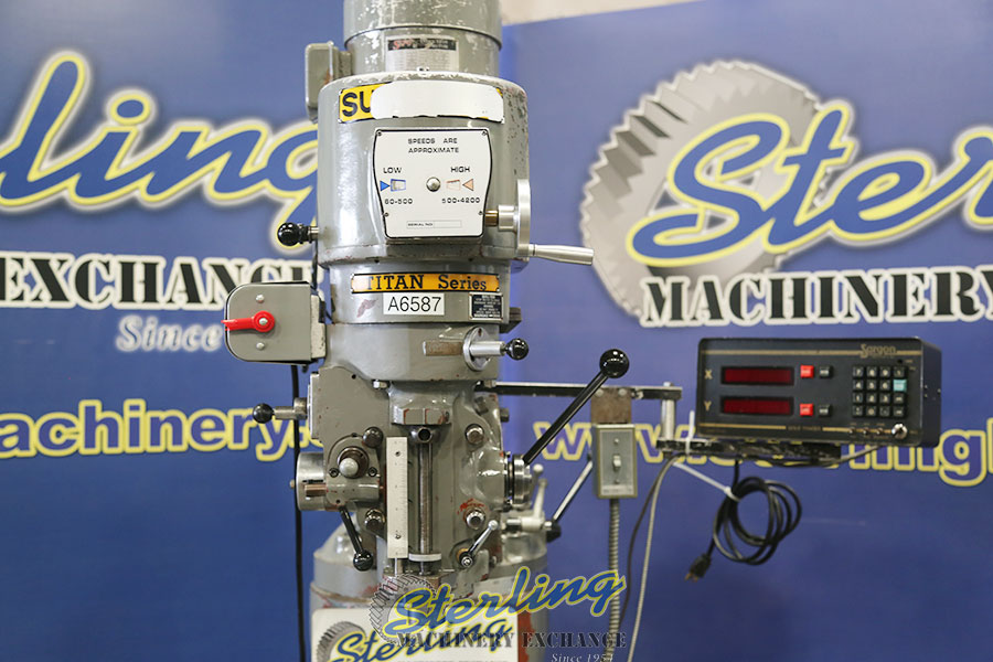 For Sale: 9" x 42" Used Supermax Vertical Mill, Mdl. YC-1 1/2 VS, One ...