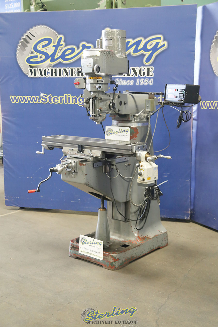 For Sale: 9" x 42" Used Supermax Vertical Mill, Mdl. YC-1 1/2 VS, One ...