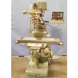 For Sale: 10.5" x 42" Tree Vertical Mill, Mdl. 2UVR, 2 Axis Dro, Geared ...