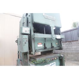 For Sale: 300 Ton x 4" Used Rousselle Heavy Duty Gap Frame Double Crank ...