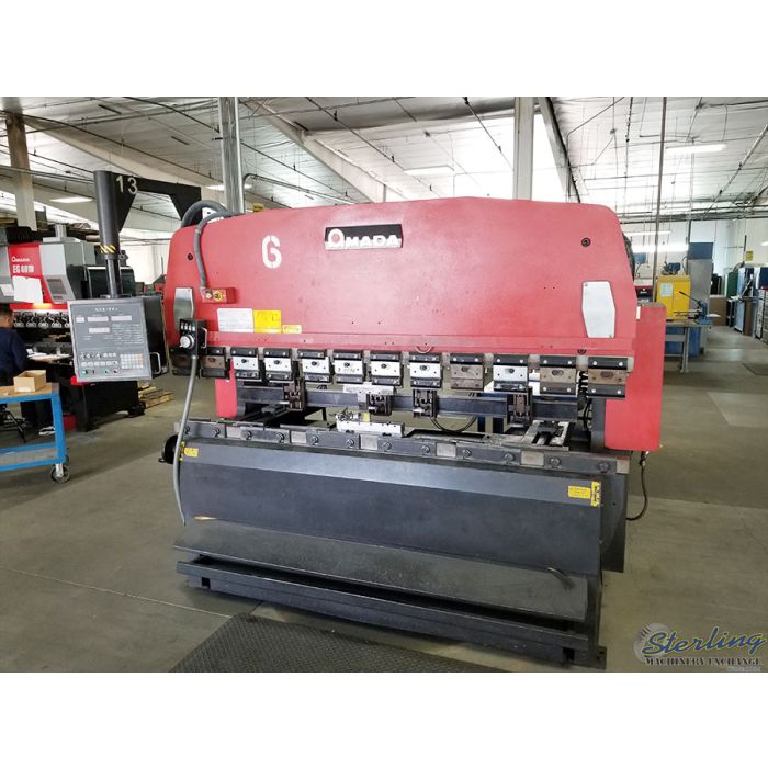 Used 88 Tons x 8' Press Brake,Hydraulic & Mechanical , amada RG-80 | Sterling Machinery Sterling ...