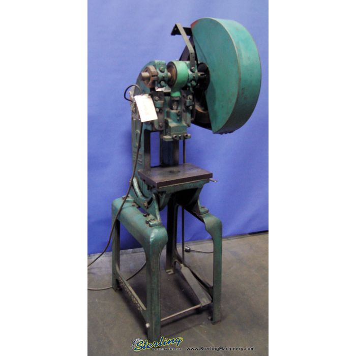 For Sale: 10 Ton x 1 1/2" Used Benchmaster OBI Punch Press, Mdl. 182-E ...