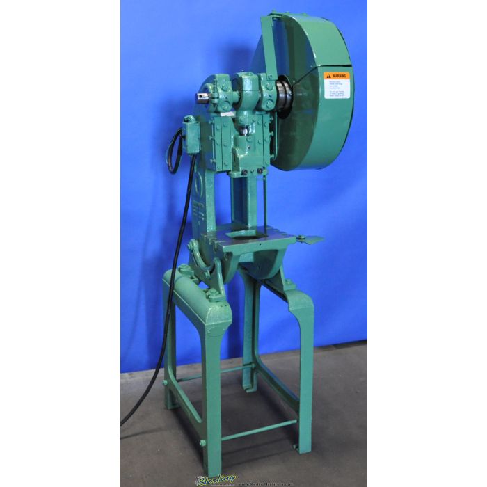 For Sale: 10 Ton x 1 1/2" Used Benchmaster OBI Punch Press, Mdl. 182 ...