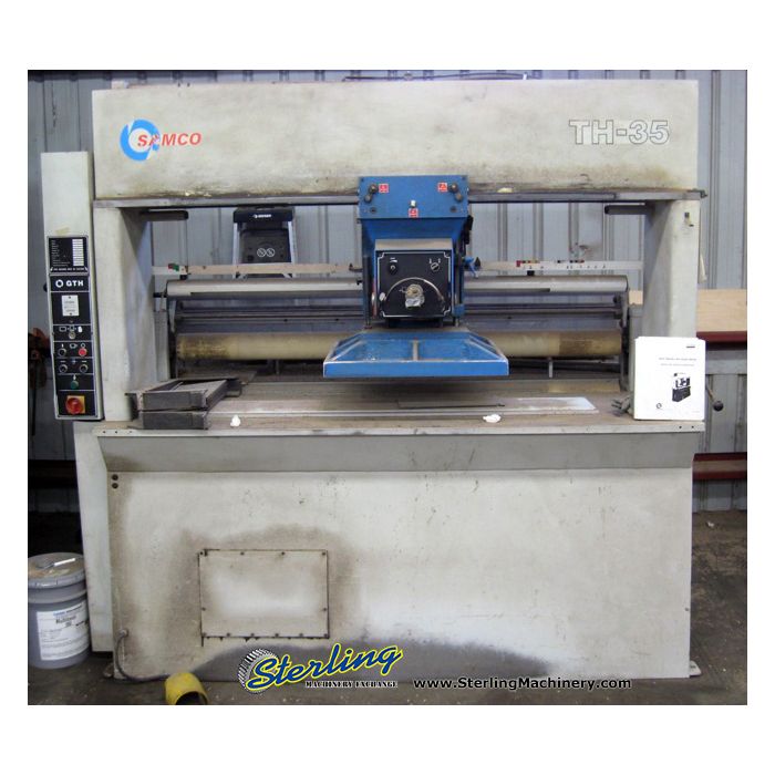 Used 35 Tons Presses , samco TH-35- 2006 | Sterling Machinery Sterling ...