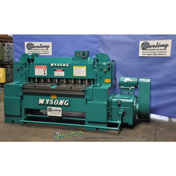 Used 1/4" x 04' Shears , wysong 425 | Sterling Machinery Sterling Machinery