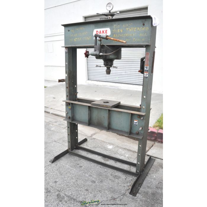 Used 75 Tons x 11" Presses , dake 75H | Sterling Machinery Sterling ...
