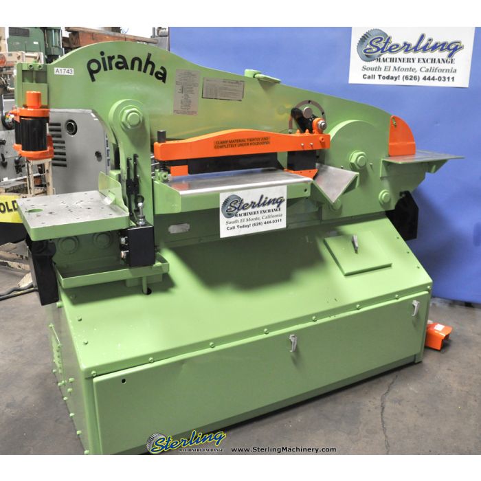 Used 90 Tons Ironworkers , piranha P-90 | Sterling Machinery Sterling ...