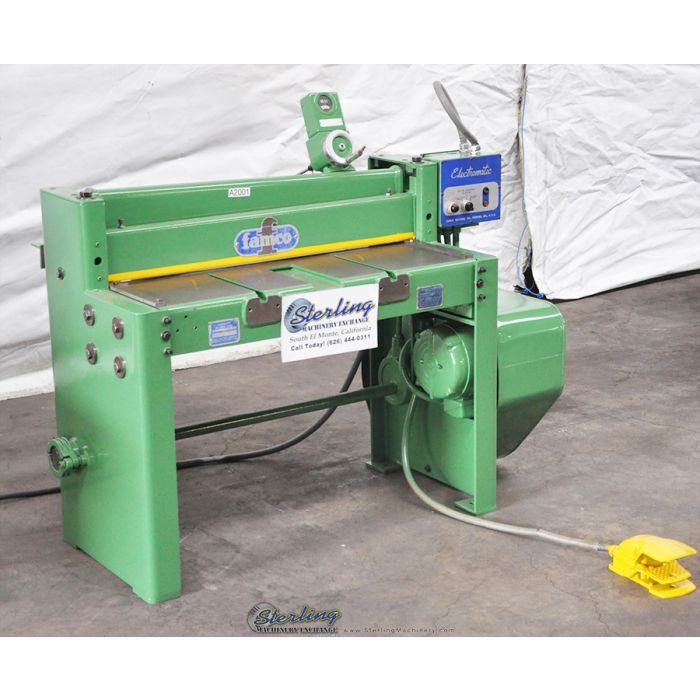 Used 18 Ga. x 36" Shears , famco 136 | Sterling Machinery Sterling ...