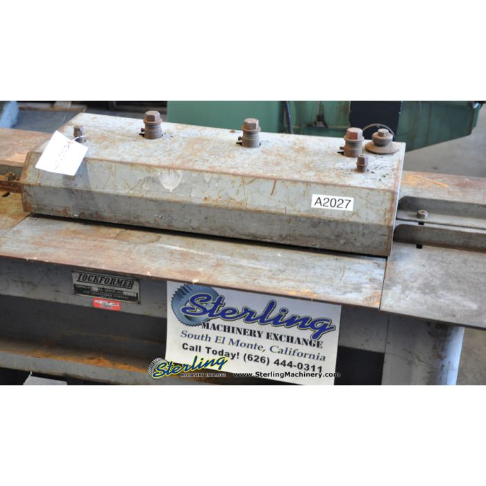 Used 6 Stand x 16 Ga. Roll Formers , lockformer 16 | Sterling Machinery ...