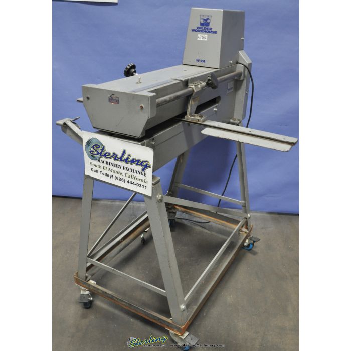 Used 16 Ga. mild steel Slitters , wilder 1624 | Sterling Machinery ...