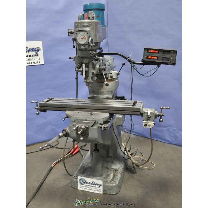 For Sale: 9" x 42" Used Bridgeport Vertical Milling Machine, Mdl ...