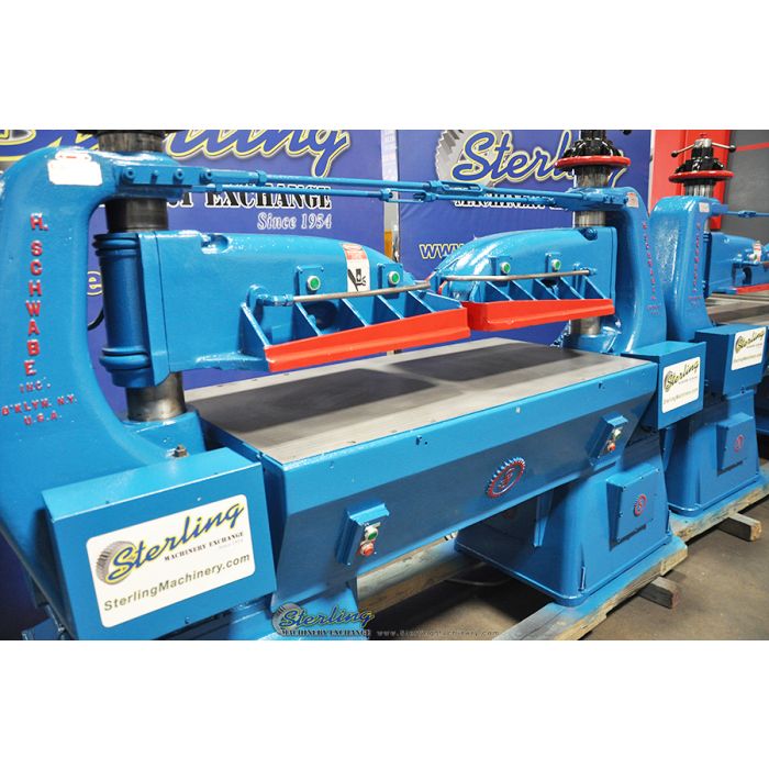 For Sale: 20 Ton Used Schwabe Twin Head Hydraulic Clicker Press, Mdl ...