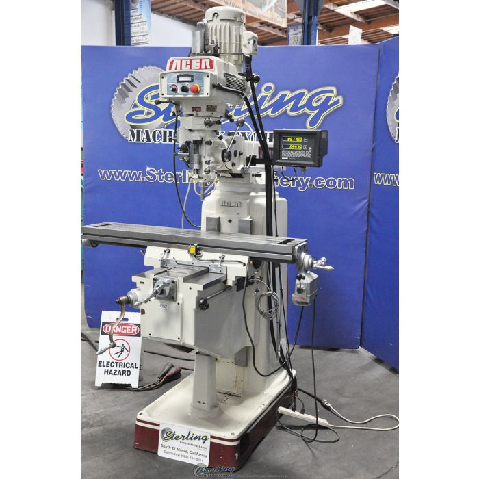 Used 10" x 50" Milling Machines , acer EVS-3VKH | Sterling Machinery ...
