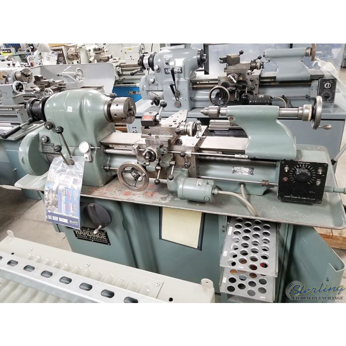 For Sale: 11" x 18" Used Hardinge Precision Tool Room Lathe with Inch ...