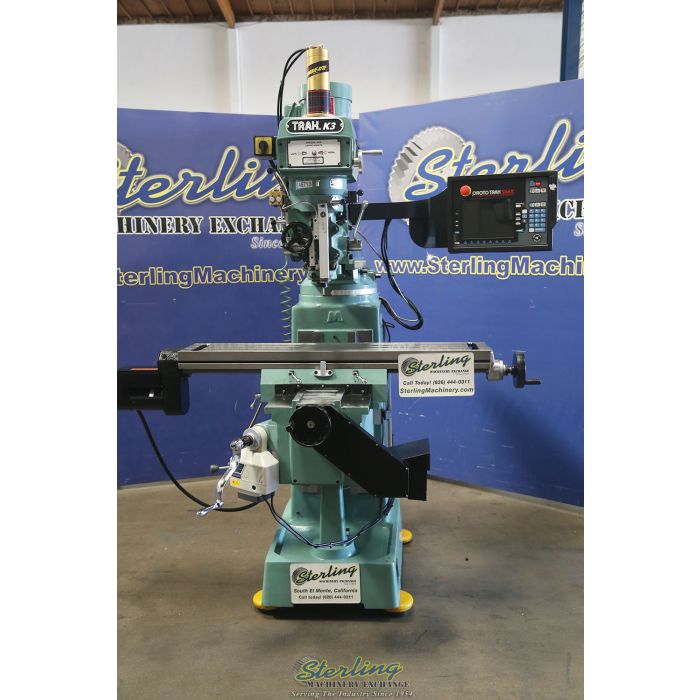 Used 10" x 50" Milling Machines , trak TRAK K3SX | Sterling Machinery ...
