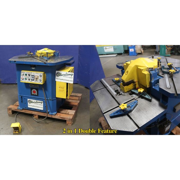 Used 1/8" x 8 5/8" Notching Machines , amada CSW-220 | Sterling ...