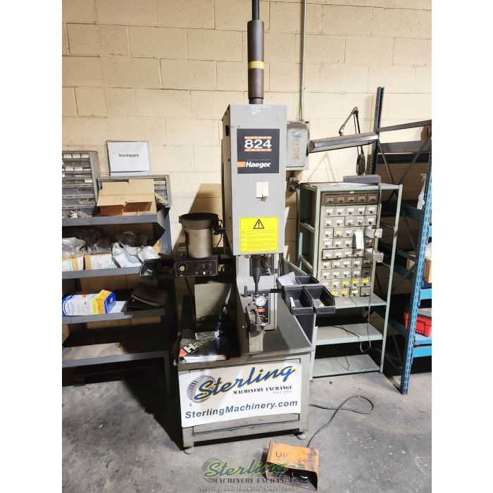 For Sale: 8 Ton Used Haeger Hardware Insertion Press, Mdl. 824H, Bowl ...