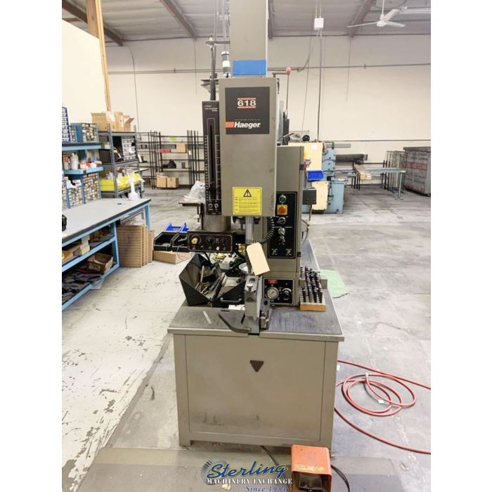 For Sale: 6 Ton Used Haeger Insertion Press With Bowl Feed, Mdl. 618 ...