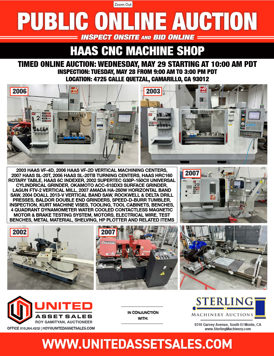 Buy, Sell, Trade New and Used Metal Working Machinery | New Used ...